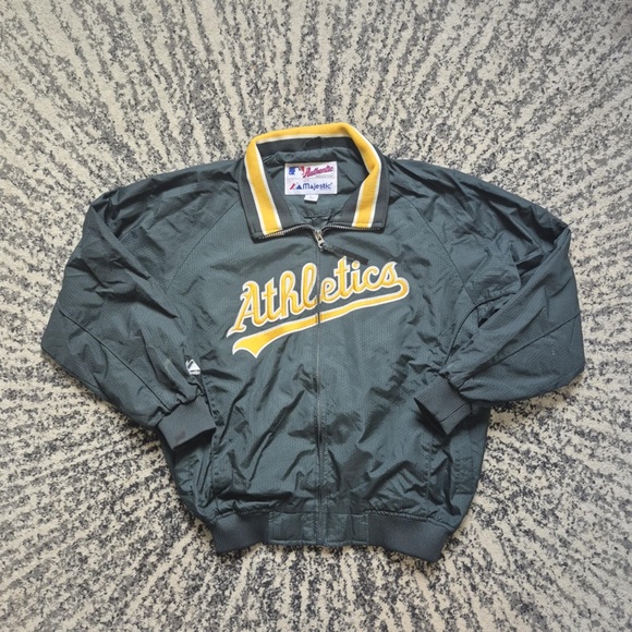 MLB | Jackets & Coats | Mlb Green And Yellow Logo Youth Jacket | Poshmark